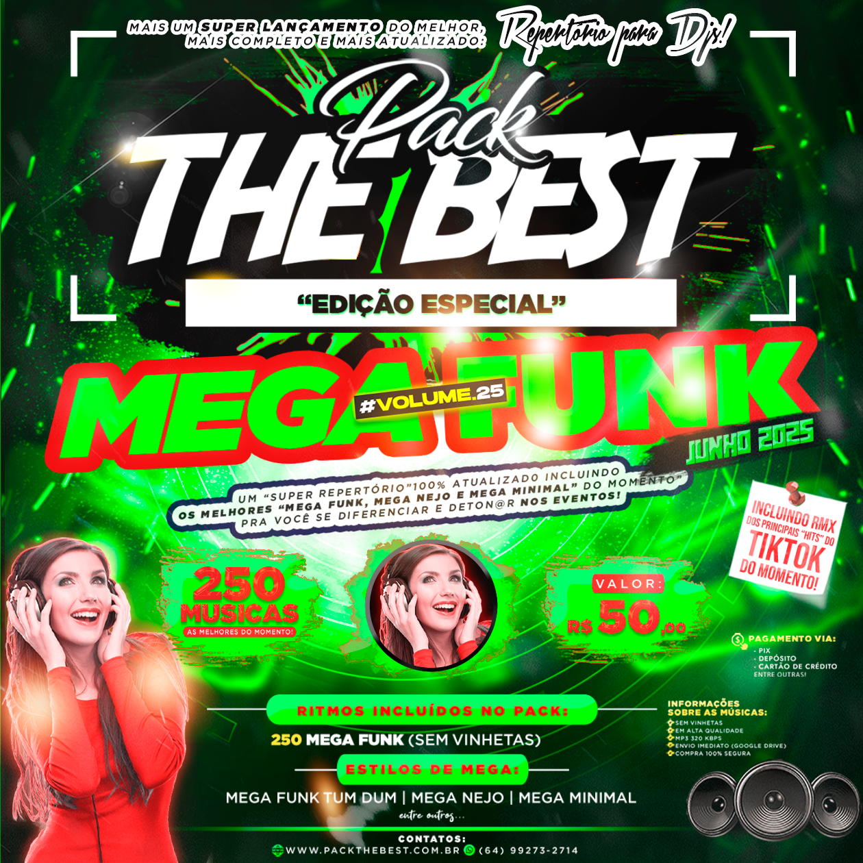 PACK THE BEST – ESPECIAL “MEGA FUNK VOL.25” – Pack The Best